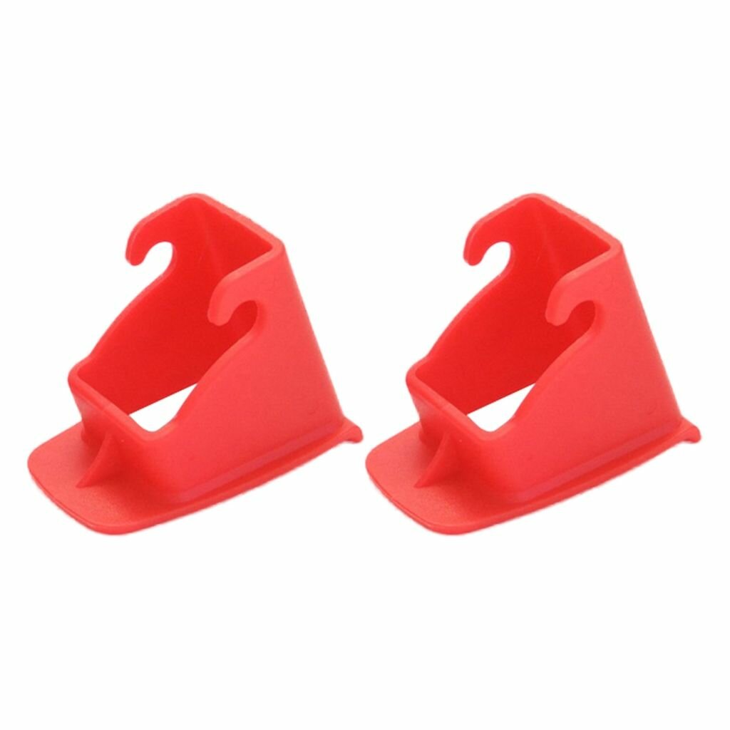 Интерфейс ISOFIX для направляющего паза детского автокресла-красный