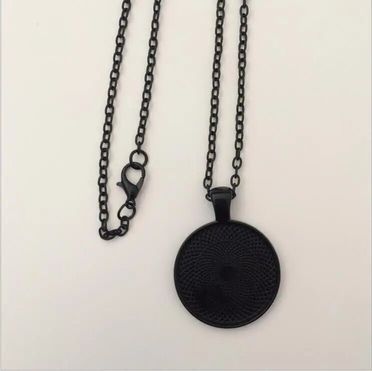 Набор для создания украшений 5 шт. пустые кабошоны 25 мм Черный, black