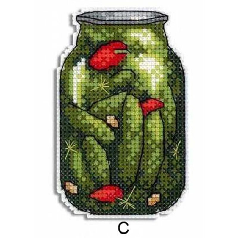 Набор для вышивки крестом Homfun Craft, магниты на холодильник BXT003C