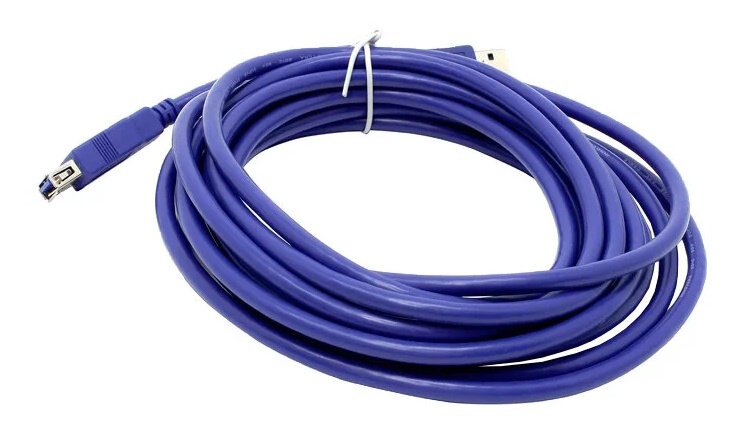 Кабель vcom соед. usb - ambm 5м rev2.0