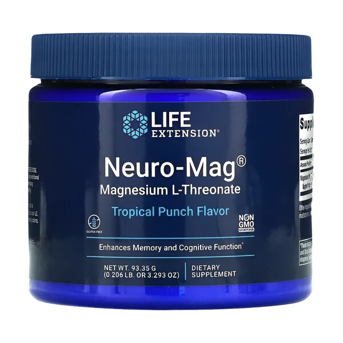 Порошок Life Extension Neuro-Mag Magnesium L-Threonate, 93.3 г, 30 шт.