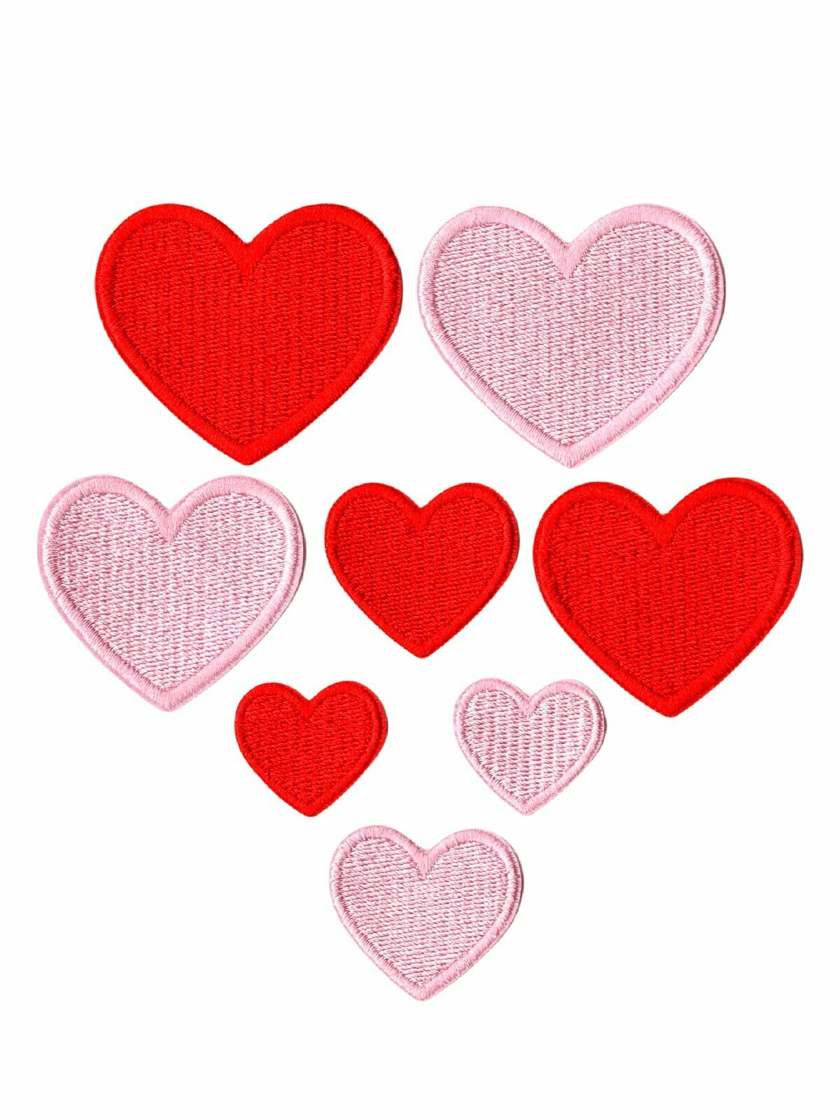 Термонашивки на одежду набор 8шт.