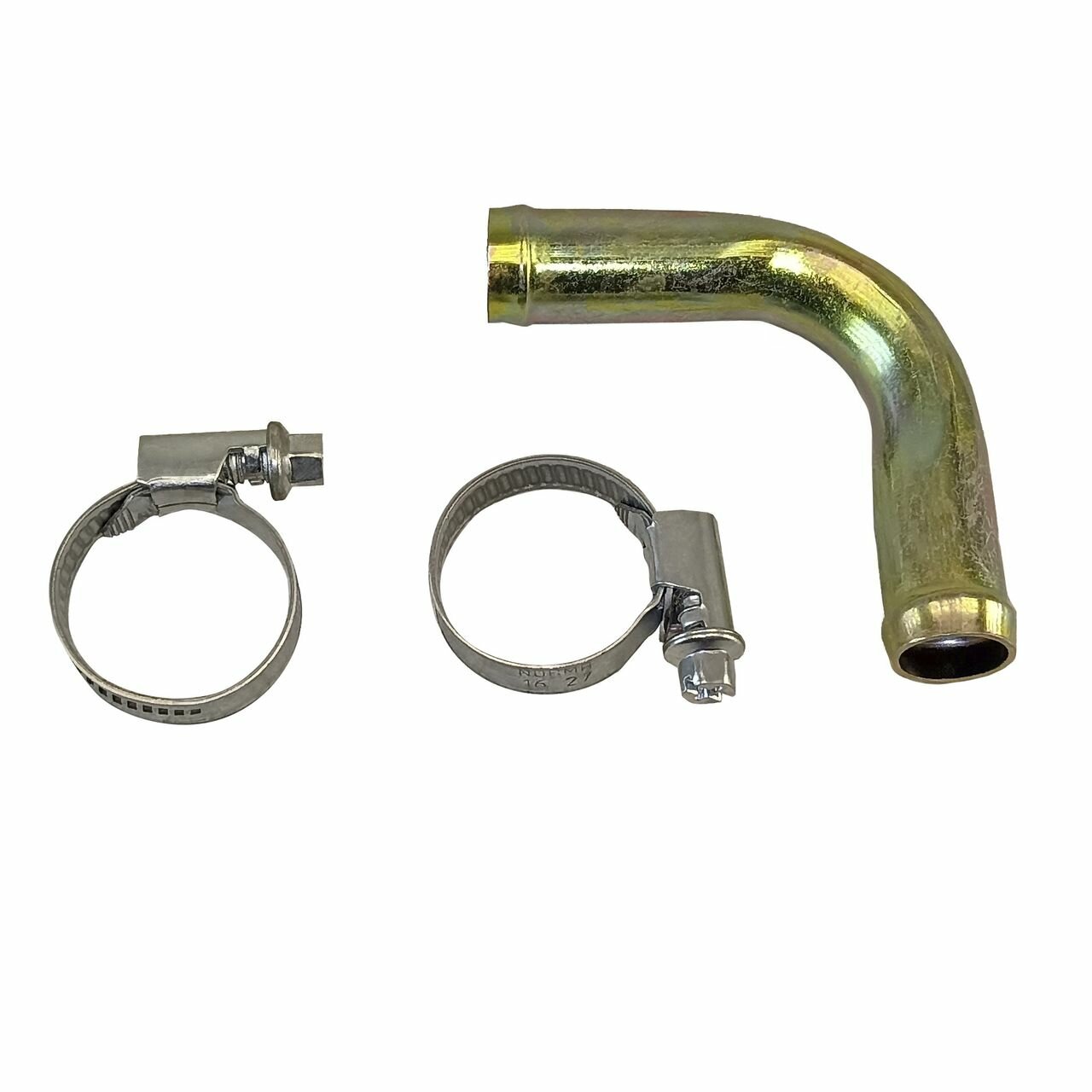 Переходник системы отопителя а/м УАЗ 16-16 с хомутами (угол 90 гр.)