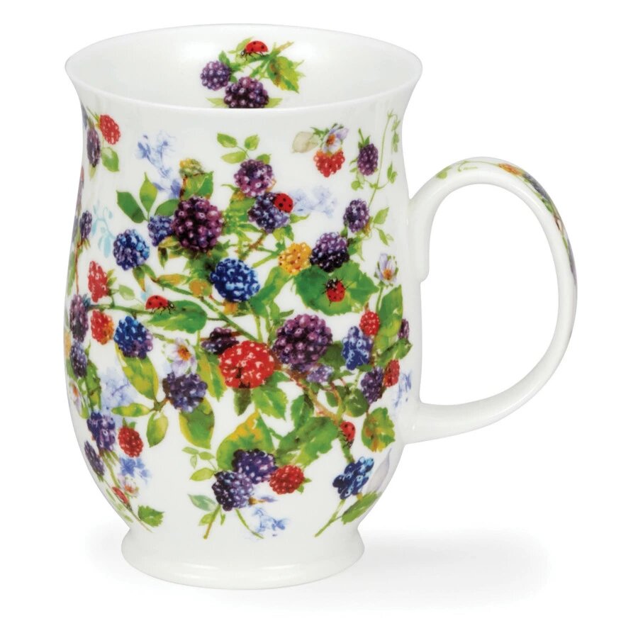 Кружка Dunoon Лесная ежевика Саффолк 310 мл, фарфор костяной