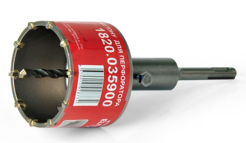 Коронка по бетону в сборе ELITECH SDS-Plus 80 х 50 мм (1820.035900)