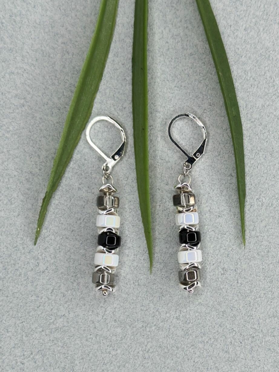 Серьги, стекло