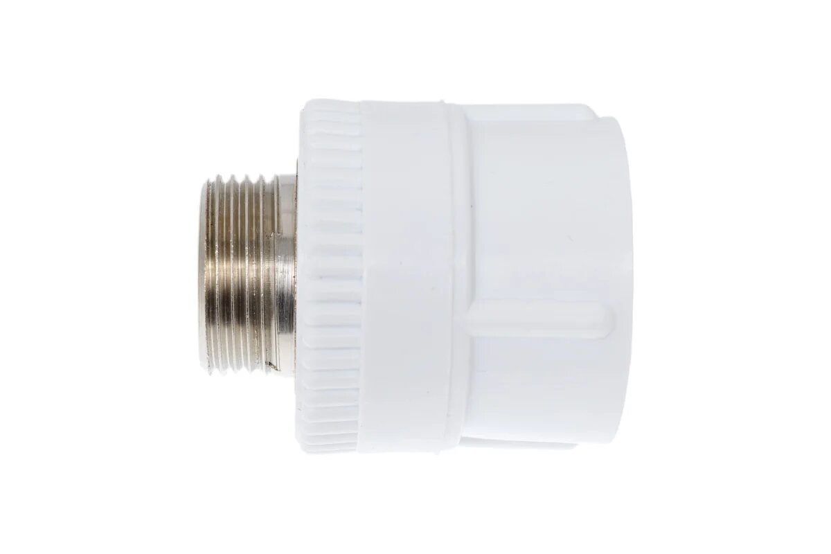 Комбинированная муфта РВК ПП D32-3/4 НР 020412 для полипропиленовых труб стыковки