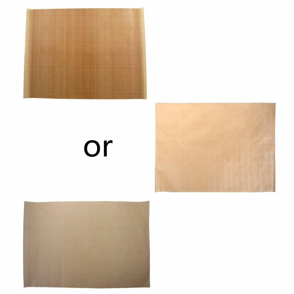 Термостойкая клеенка, бумага для выпечки с антипригарным покрытием, салфетка формы выпечки-коричневый-60*40 см