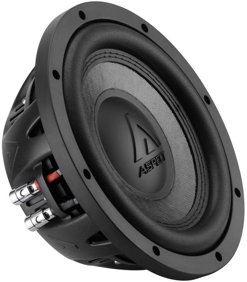 Сабвуфер автомобильный Aspect GLW-8d2 FLAT, Graphite Line, 8" (20 см), RMS 300 Вт, VC 1,75