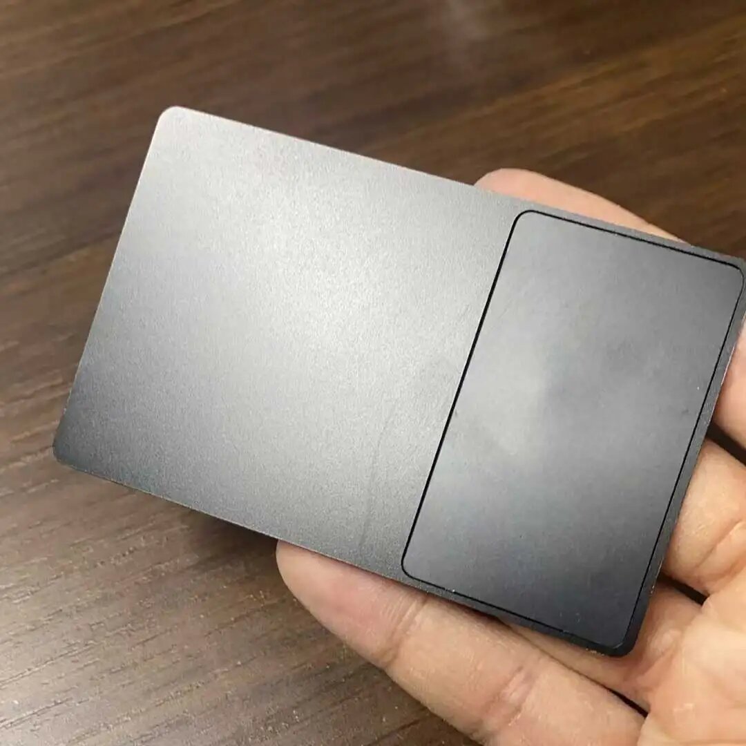 5 шт. Металлические NFC карты черный/серебряный/золотой black steel