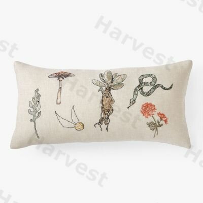 Подушка-валик материал наполнителя: Кашемир, Хлопок, 30x60 см