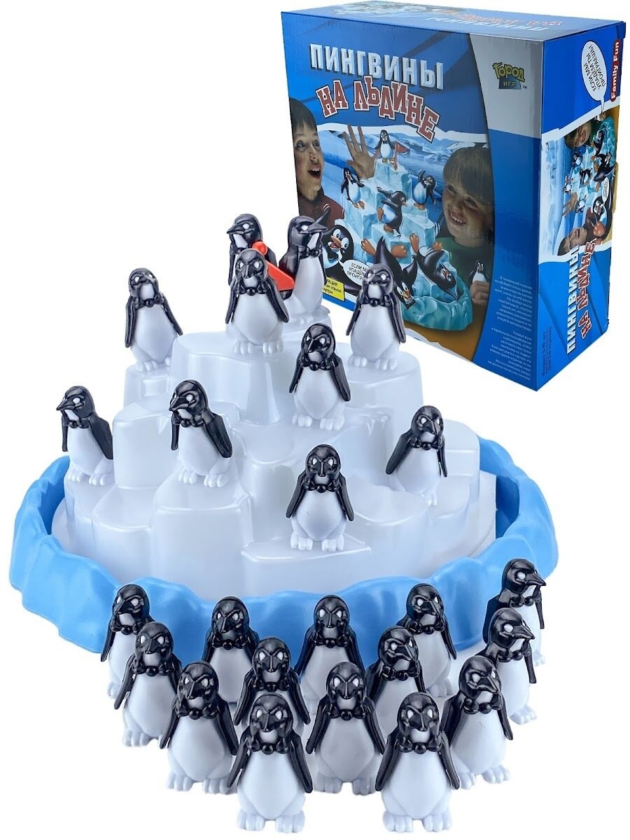Игра на ловкость, Пингвины на айсберге, IQ Game, Table, Настольная 02