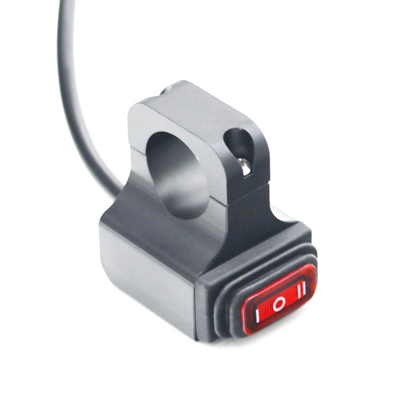 MotoLovee 12 В 16 А водонепроницаемый мотоцикл ATV переключатель на руле фара Красный, FZ2778-Red