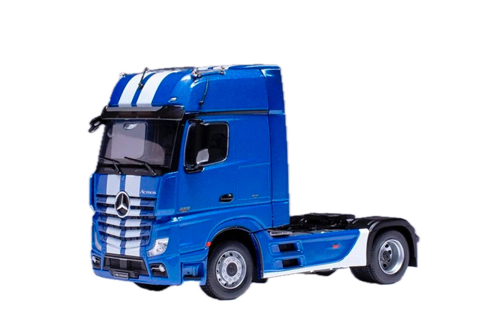 Модель коллекционная IXO Mercedes-benz actros MP4 1853 szm 2012 blue metallic