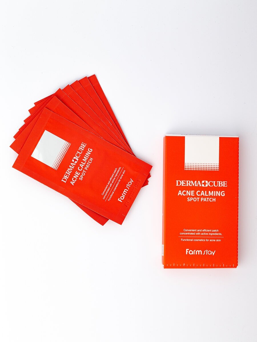 Успокаивающие патчи локального применения для проблемной кожи, 10шт*12, FarmStay