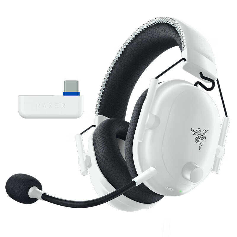Беспроводные наушники Razer BlackShark V2 Pro 2.4G + Bluetooth Over-Ear Gaming Headset с микрофоном, цвет White