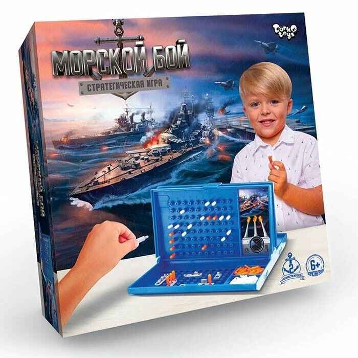 Настольная игра Danko Toys стратегическая "Морской бой"