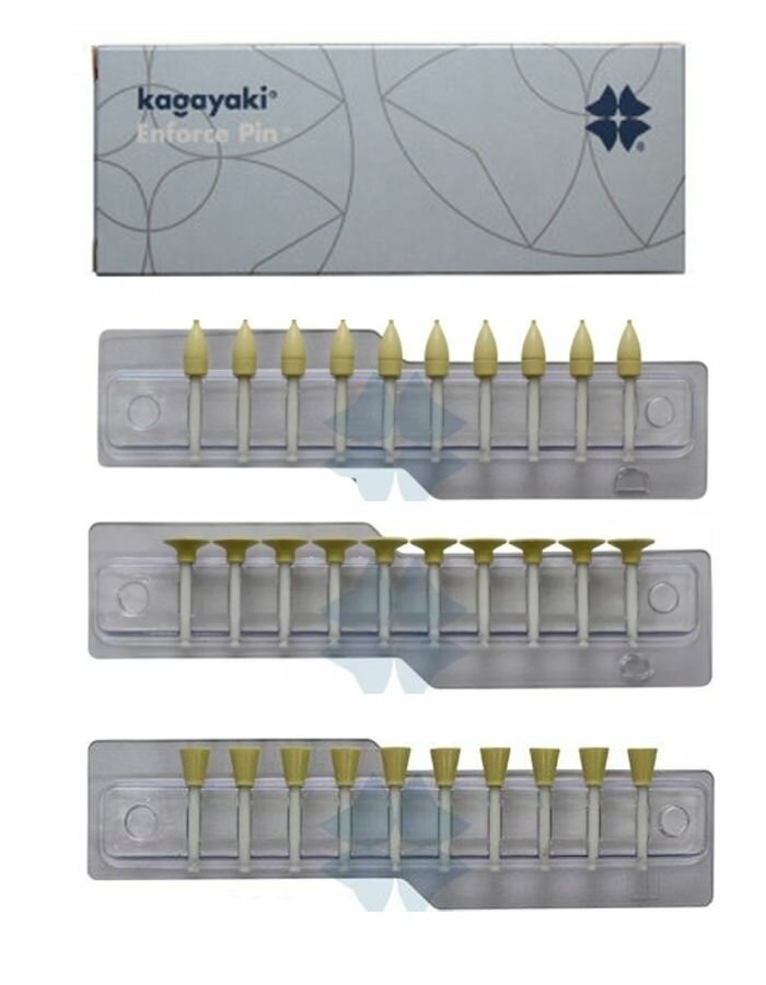 Enforce Pin - полир стоматологический желтый, упаковка 30 шт.