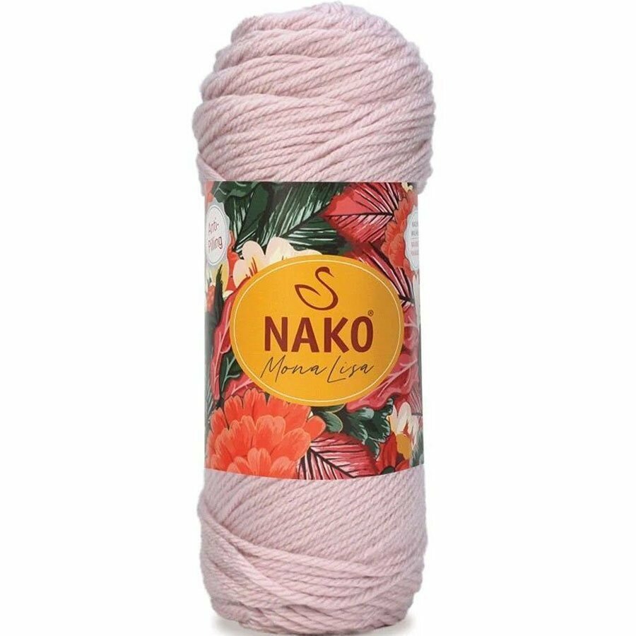 Пряжа Nako MONA LISA 99340 св. розовый (5 мотков)