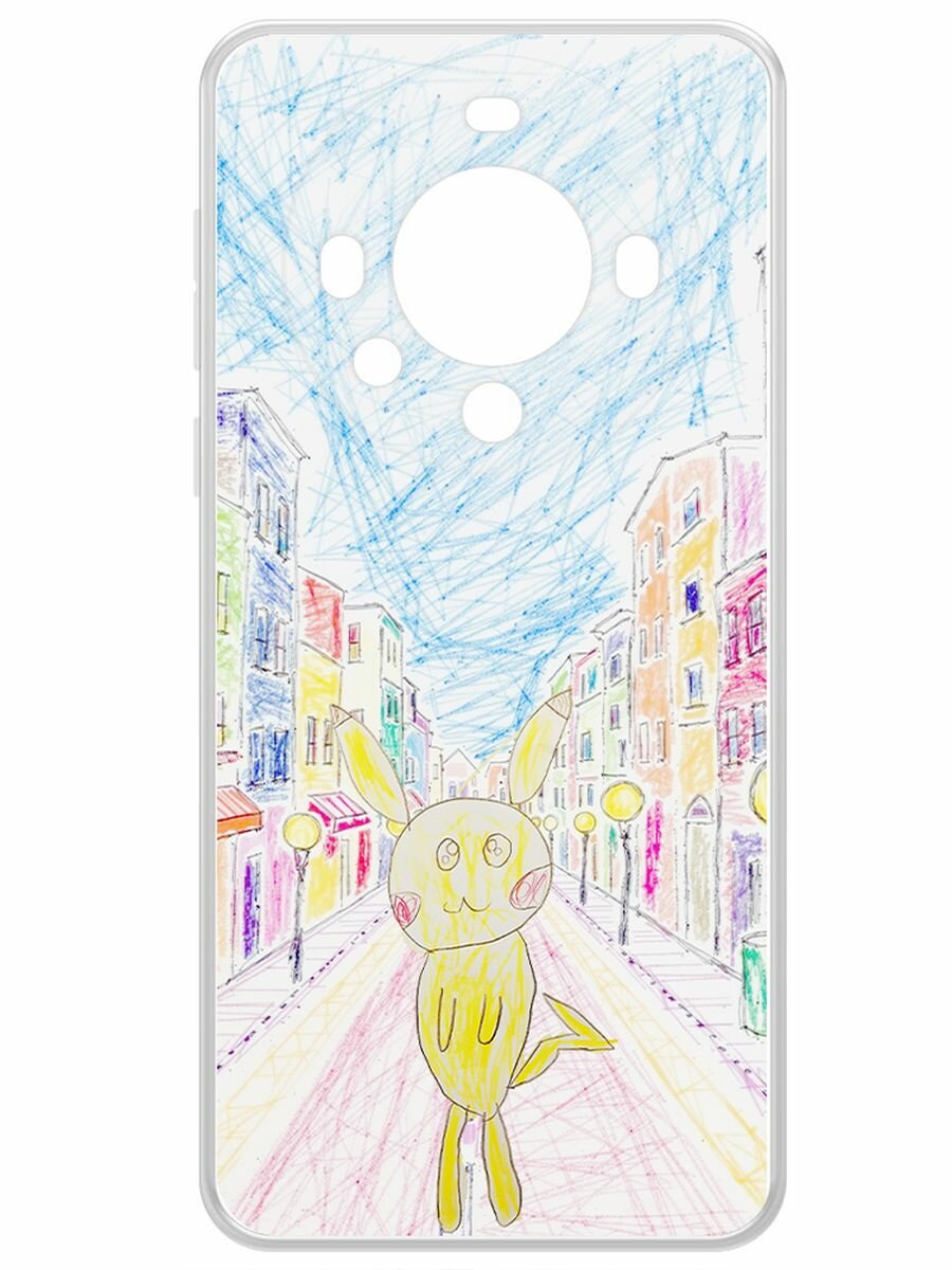 Чехол-накладка Krutoff Clear Case Покемон для Huawei Mate 60 Pro