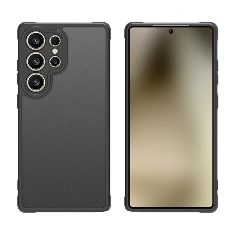 Чехол Creative Case для Samsung S24 Ultra (Самсунг С24 Ультра) противоударный, черный