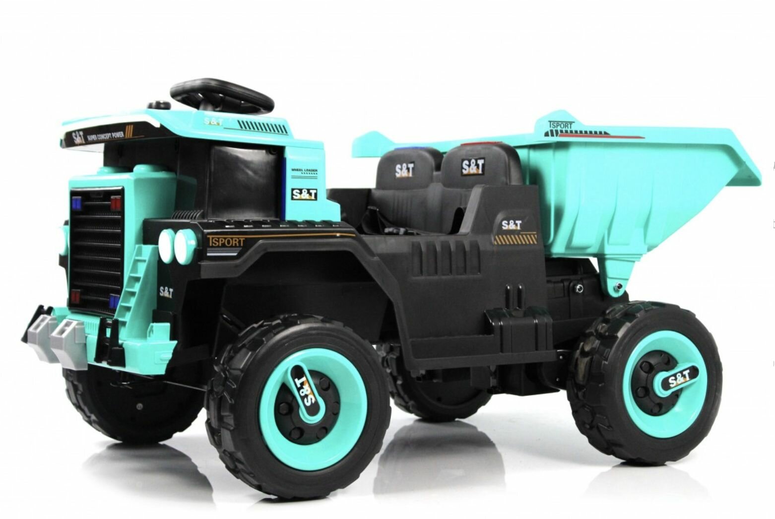 Детский электромобиль Rivertoys K555PX зеленый с дистанционным управлением
