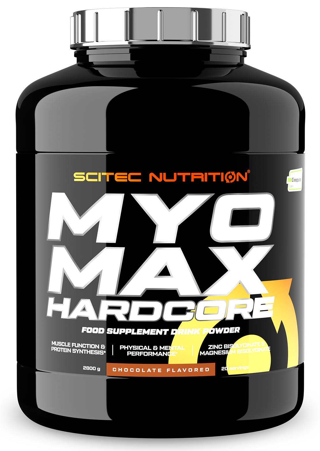 Гейнер Scitec Nutriton MyoMax Hardcore, шоколад, 20 порций, 2800г