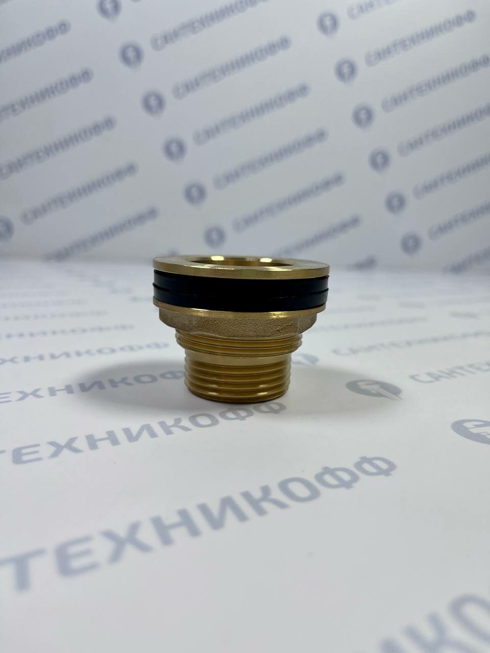 Отвод из бака VIEIR 1" с левой резьбой, латунь