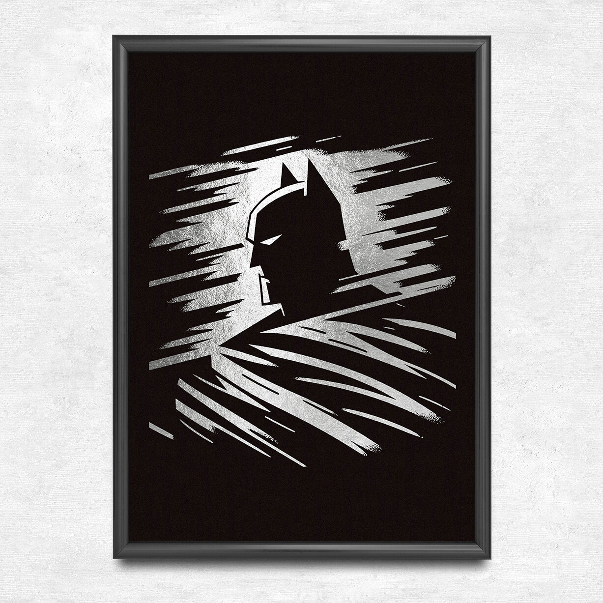 Постер на стену Бэтмен / плакат интерьерный Batman. Бетмен. Темный рыцарь. Супергерой
