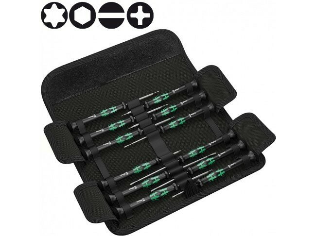 WERA Набор отверток Kraftform Micro-Set/12 SB 1, для электроники 073675 WE-073675