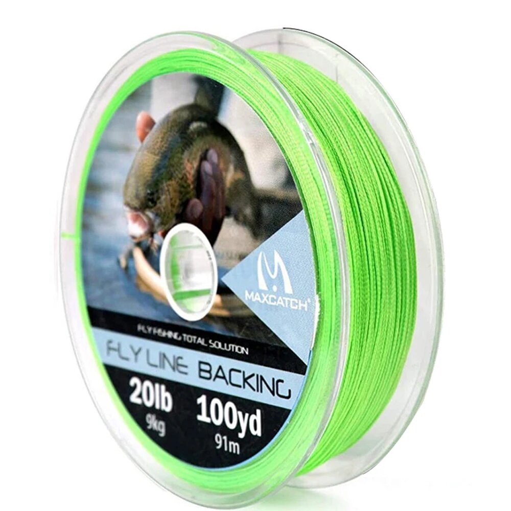 Maximumcatch Плетеная леска для нахлыста, 20LB, 100YARD, Green