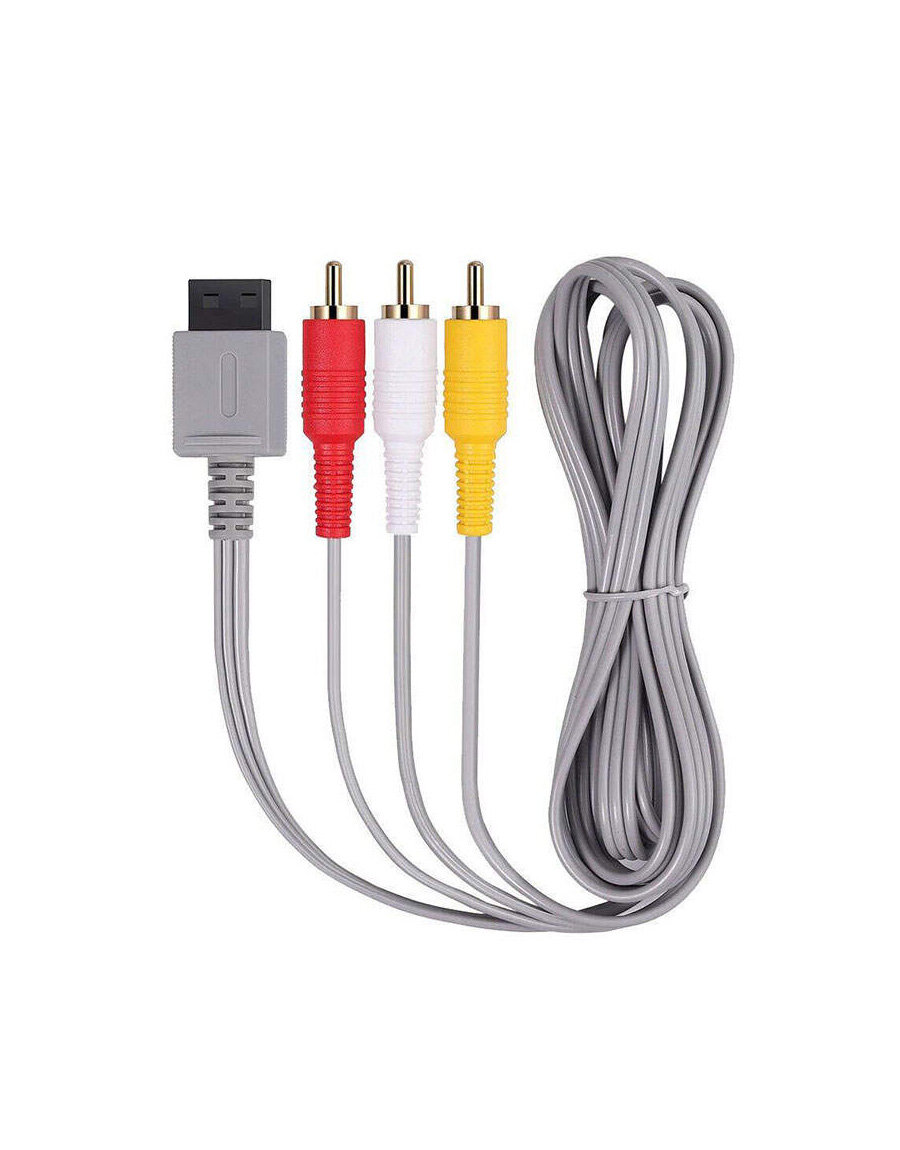 Кабель AV для подключения консоли Nintendo Wii к ТВ (1.8 метра)