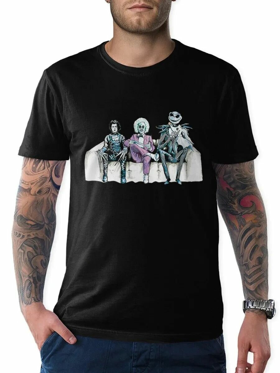 Футболка фильмы Тима Бертона / Мужская