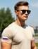 Футболка спортивная, размер 50, бежевый