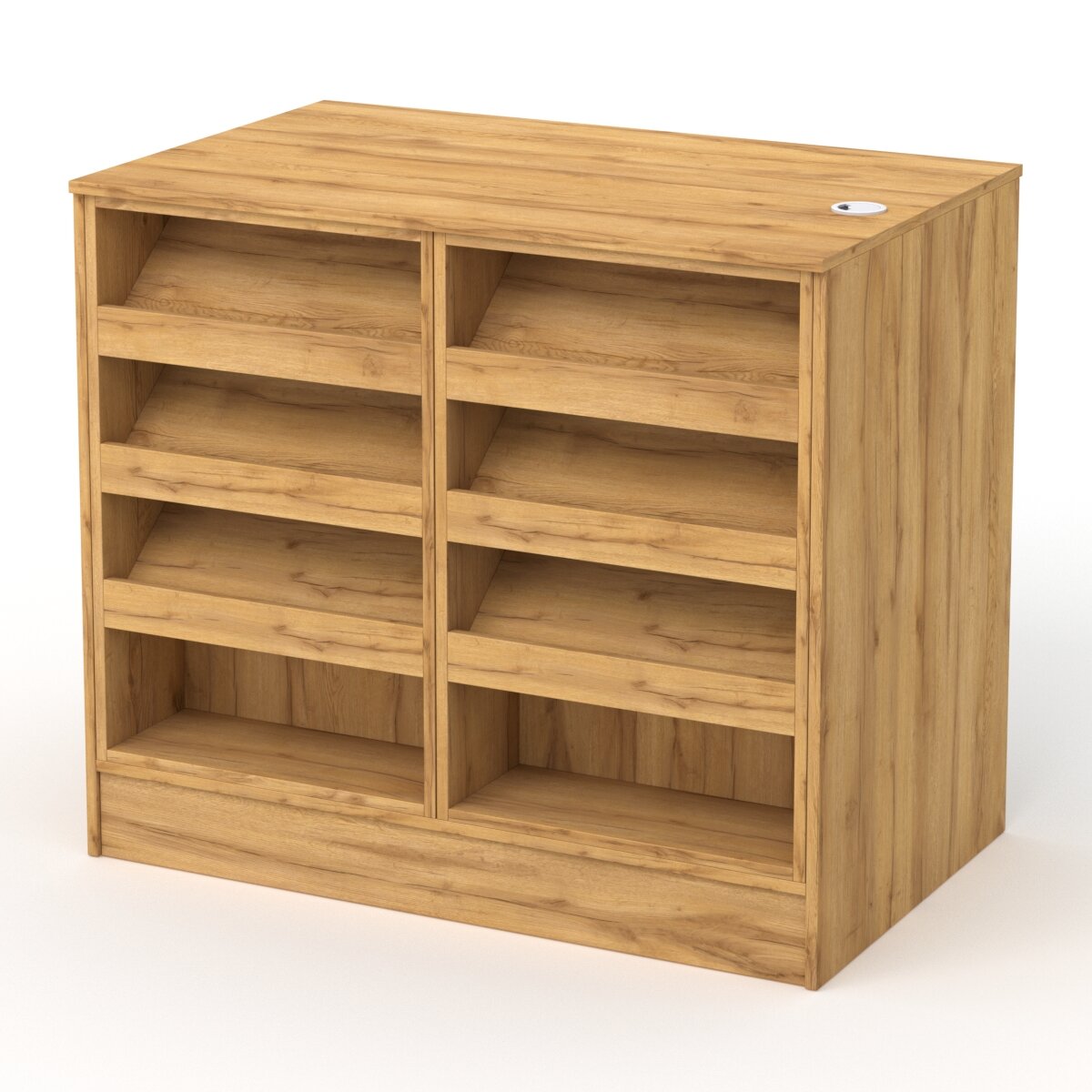 Кассовый стол "ривьера" №1Е, Дуб Золотистый. Производитель товара - компания Westcom.