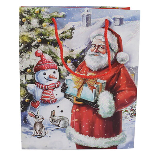 Подарочный пакет Picturesque Eve 18*14 см, Due Esse Christmas (Ду Эссе Кристмас), XNA16004011-3