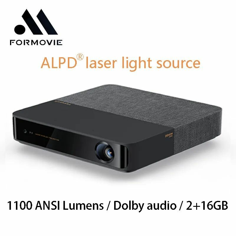 FORMOVIE Проектор, DLP, черный