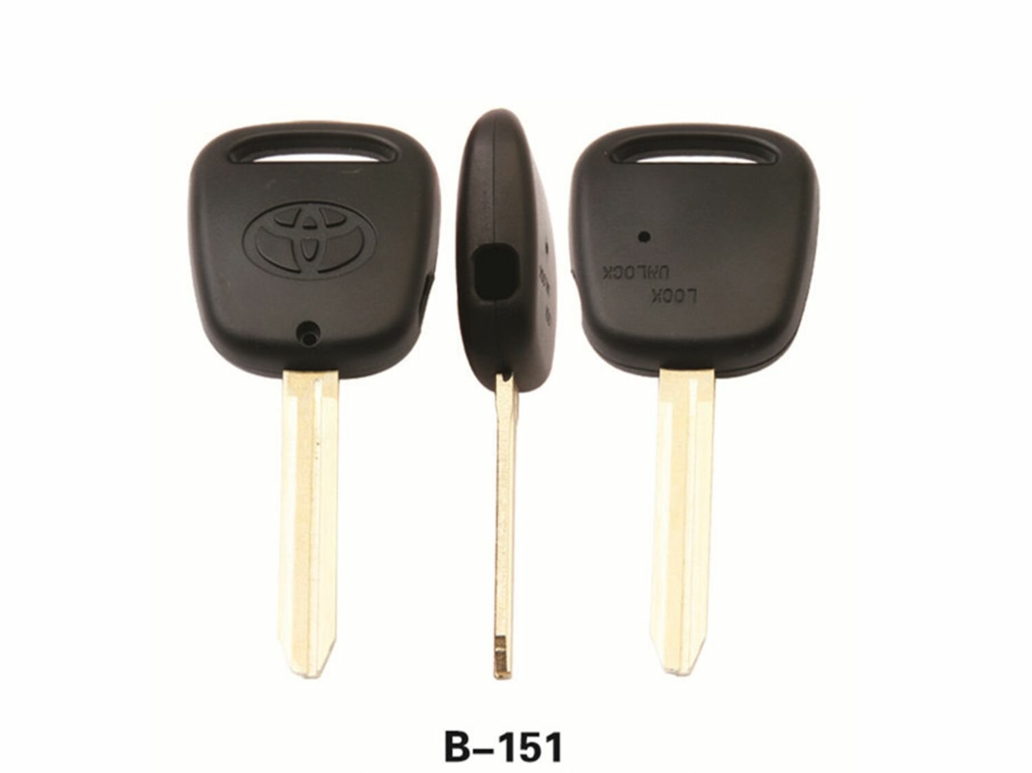 Авто ключ TOYOTA TOY43 Ключ 1кн с боку , (2шт