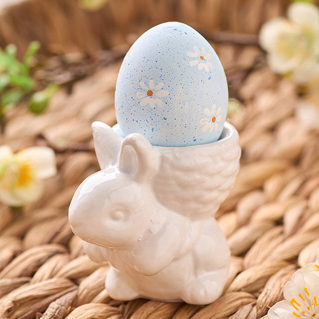 Подставка для пасхального яйца Зайка 8*7 см, Koopman, ALX119200-2