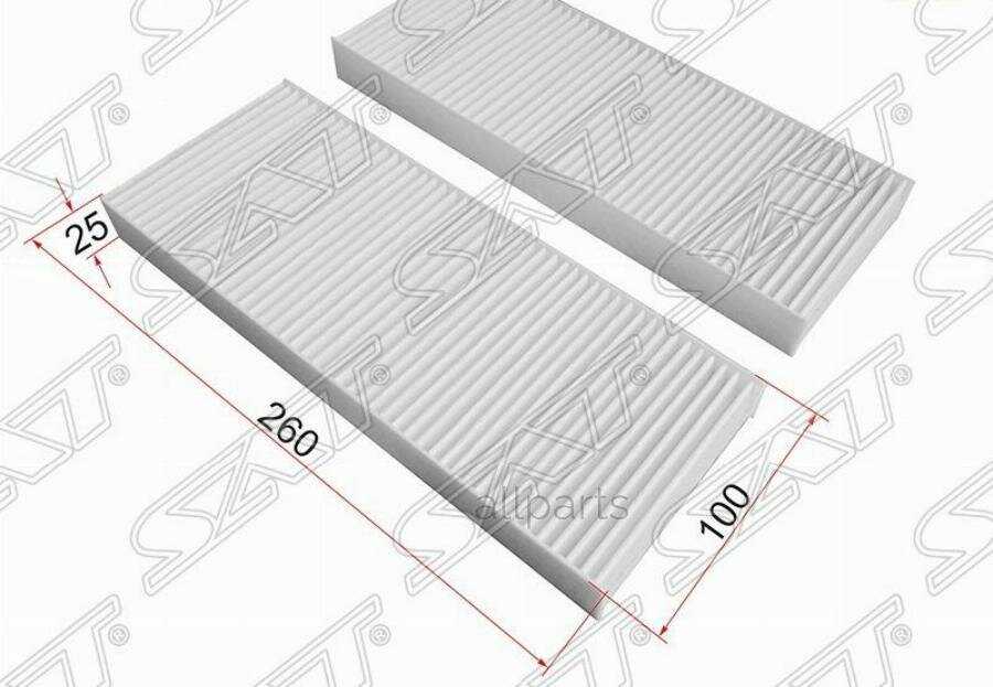 SAT ST-27274-EA000 Фильтр салонный Nissan Pathfinder 95-21 / Navara 04-15