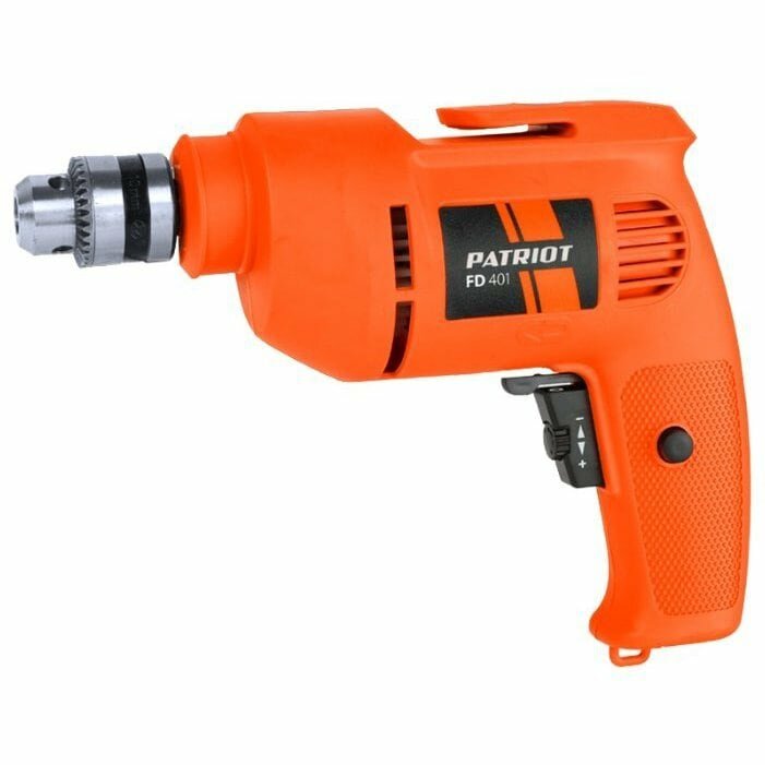 Дрель Patriot FD 401 THE ONE 420Вт, 3000 об/мин, патрон кулачковый