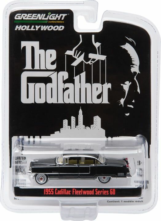 Машинка GreenLight 1/64 Hollywood 1955 Cadillac Fleetwo Die-cast Alloy Car Model Collection Toy Gift