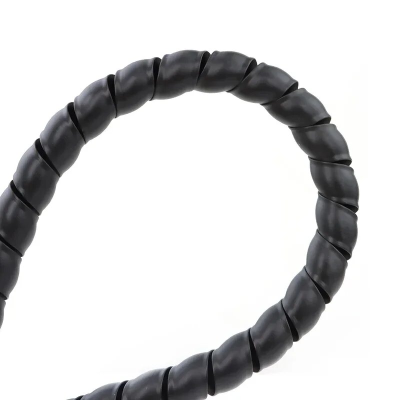 Черная спиральная трубка для кабелей 8-35 мм 10mm, 1 meter