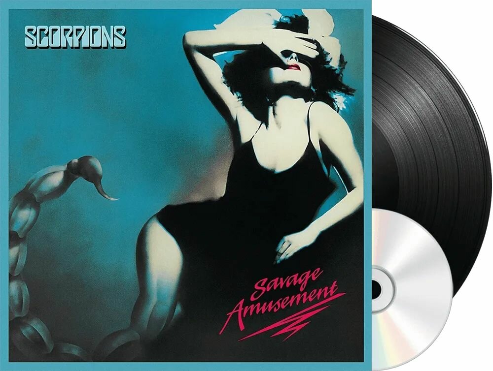 Scorpions. Savage Amusement - 50th Anniversary (LP+CD Deluxe Edition/+6 бонус треков на CD)