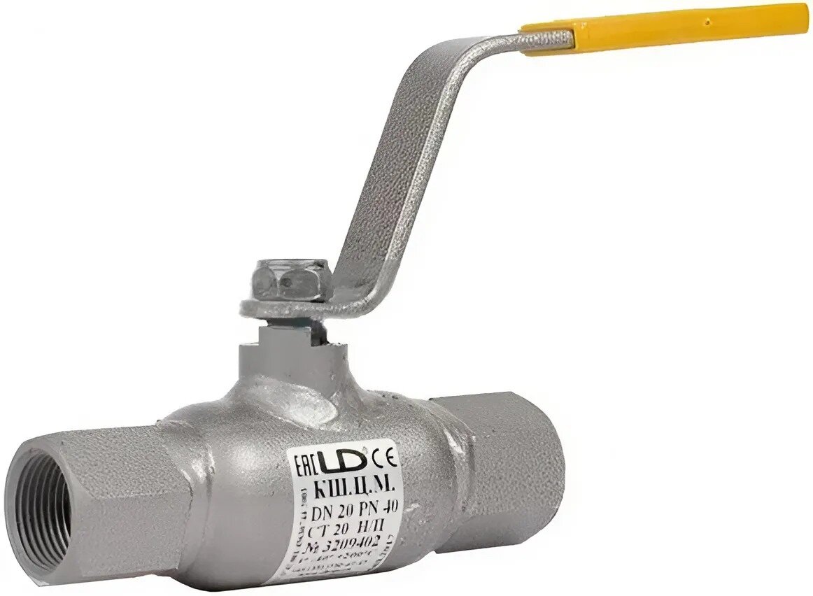 Кран шаровой сталь КШ. Ц. М Ду 40 Ру40 ВР L=155мм LD КШ. Ц. М.040.040. Н/П.02