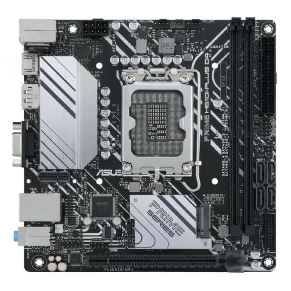 ASUS Материнская плата PRIME H610I-PLUS D4-CSM LGA 1700 2хDDR IV 1хM.2