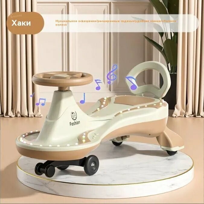 Каталка-Машинка Baby Car, для детей от года, бесшумные колеса, 100кг