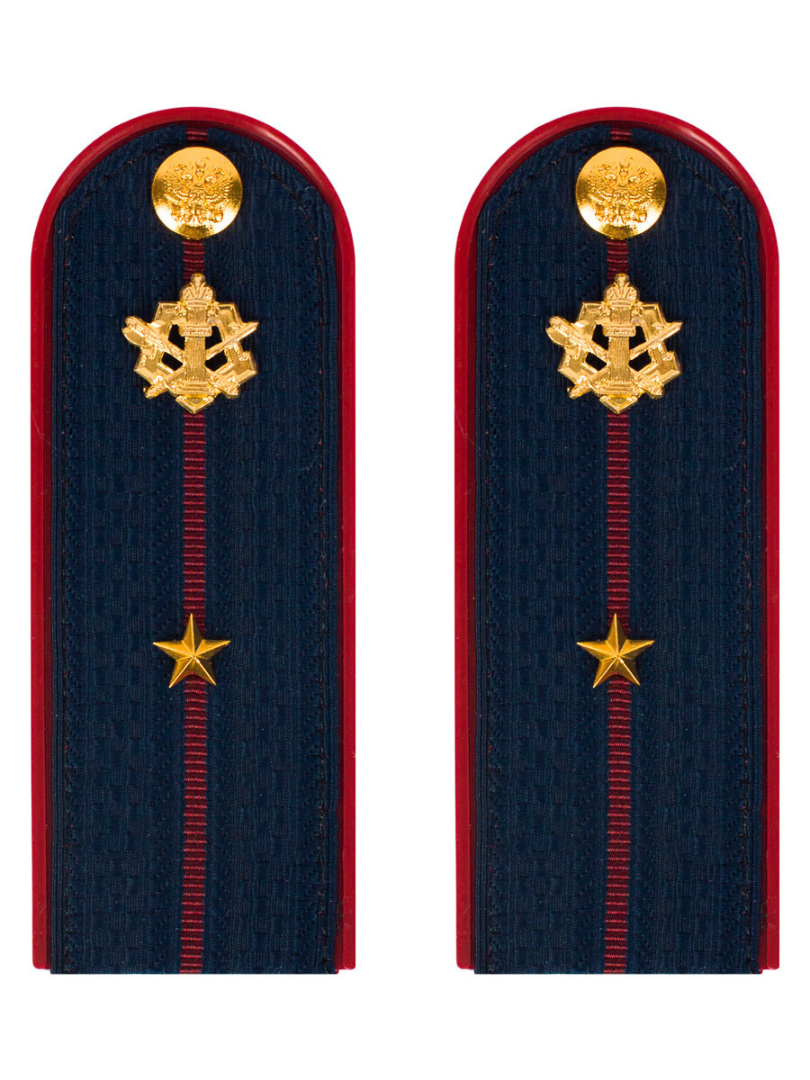 Погоны Фсин на куртку Пластик, звание Младший лейтенант 14х5,5см