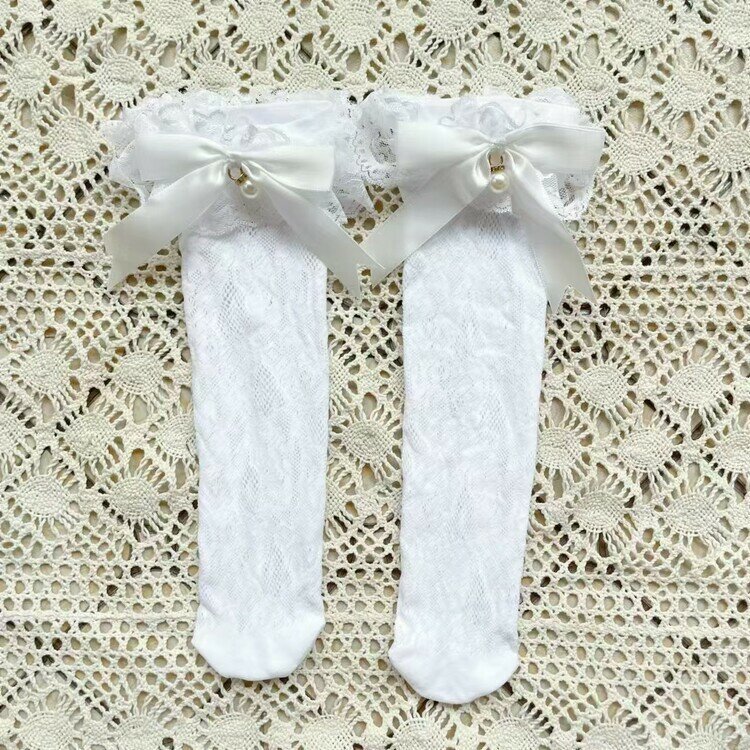 Платье принцессы Аиши, для девочек, стиль Лолита, весенне-осеннее, белые носки-полусапожки