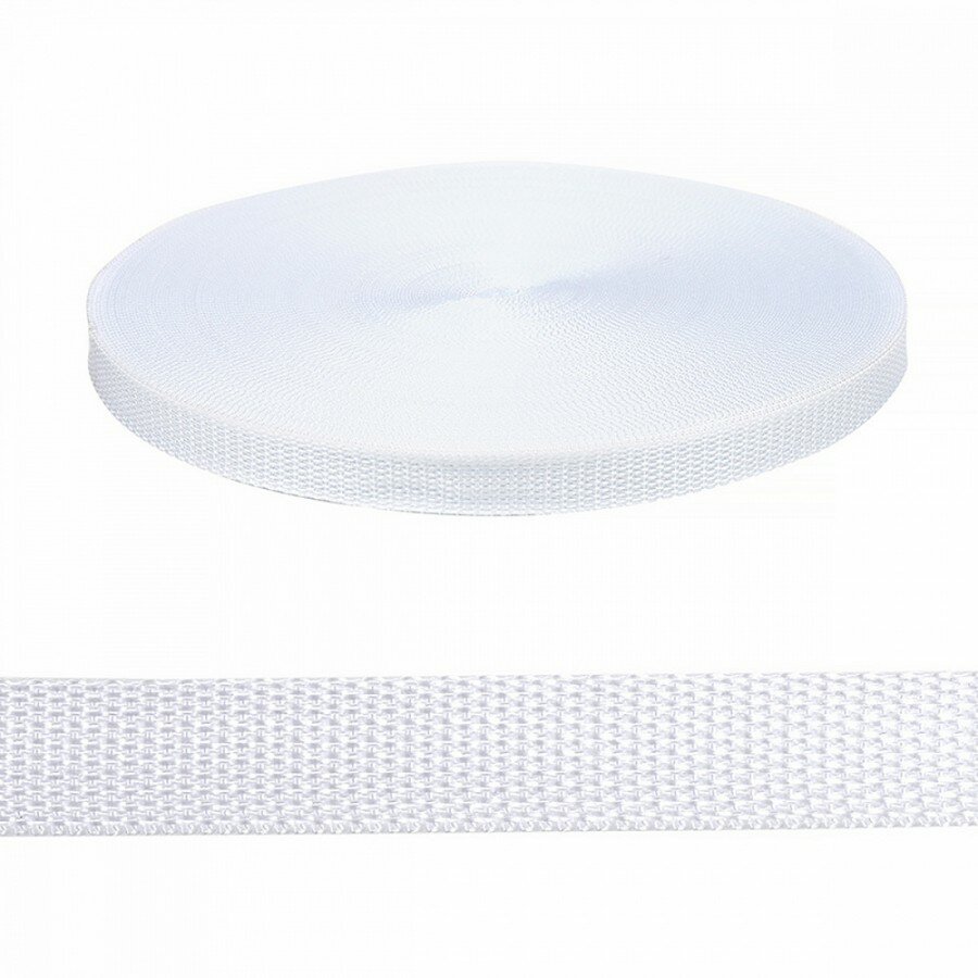 Стропа TBY.4820322 шир.20мм цв. белый уп.50м